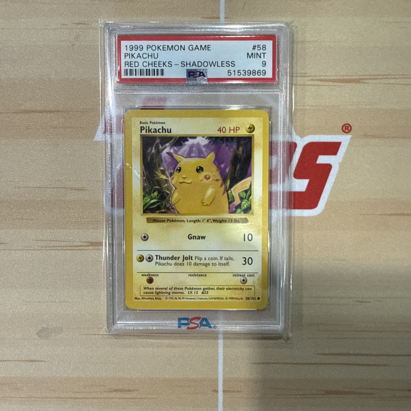 Pikachu 1999 Pokemon Game #58 Shadowless (Red Cheeks) Price Guide ...