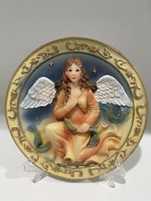 Small Decorative 3d Embossed Angel Plate Handcrafted With Easel for ...