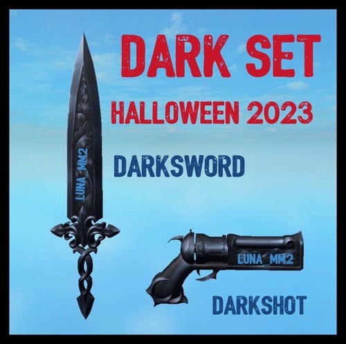 DARKSWORD DARKSHOT DARK SET MM2 🎃NEW HALLOWEEN GODLY 2023🎃 FAST ...