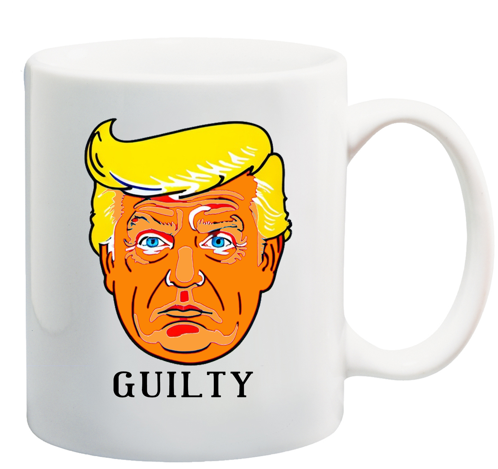 Trump Guilty For Prison Funny Anti Trump Coffee Mug Trump Indictment ...