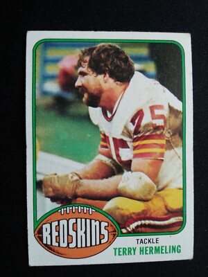 1976 Topps Football Card # 349 Terry Hermeling - Washington Redskins | eBay