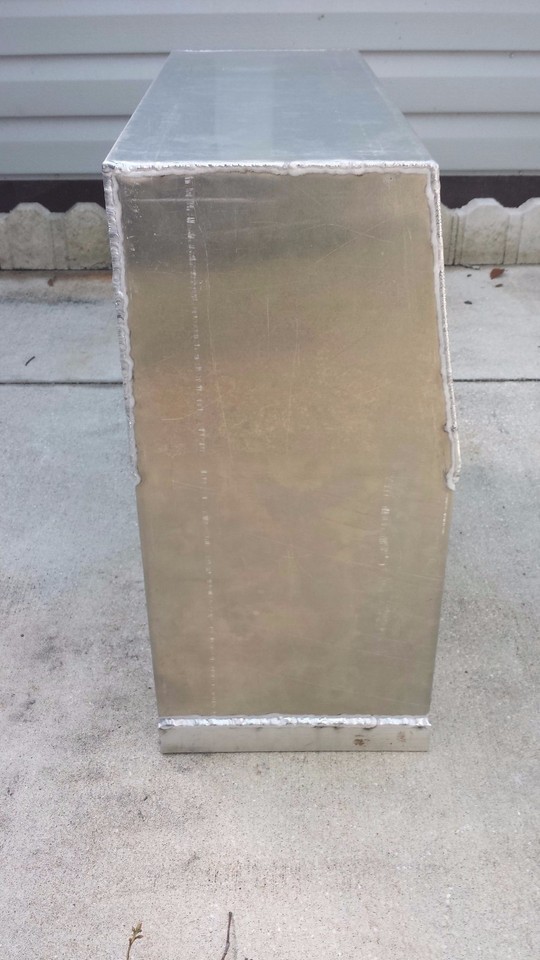 Custom Made Aluminum Center Console All Welded 24"h 24"w 10.5"d Custom ...