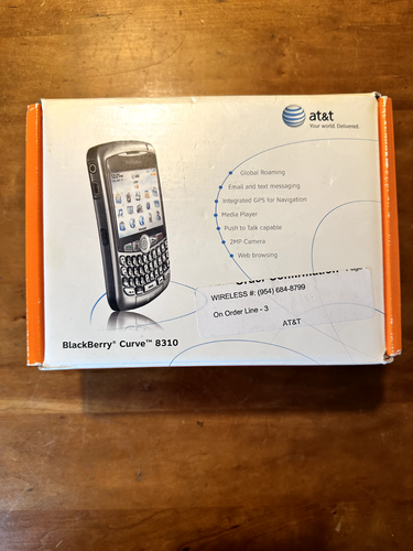 Blackberry Curve 8310 - Gray (AT&T) - Used -Original Box | eBay