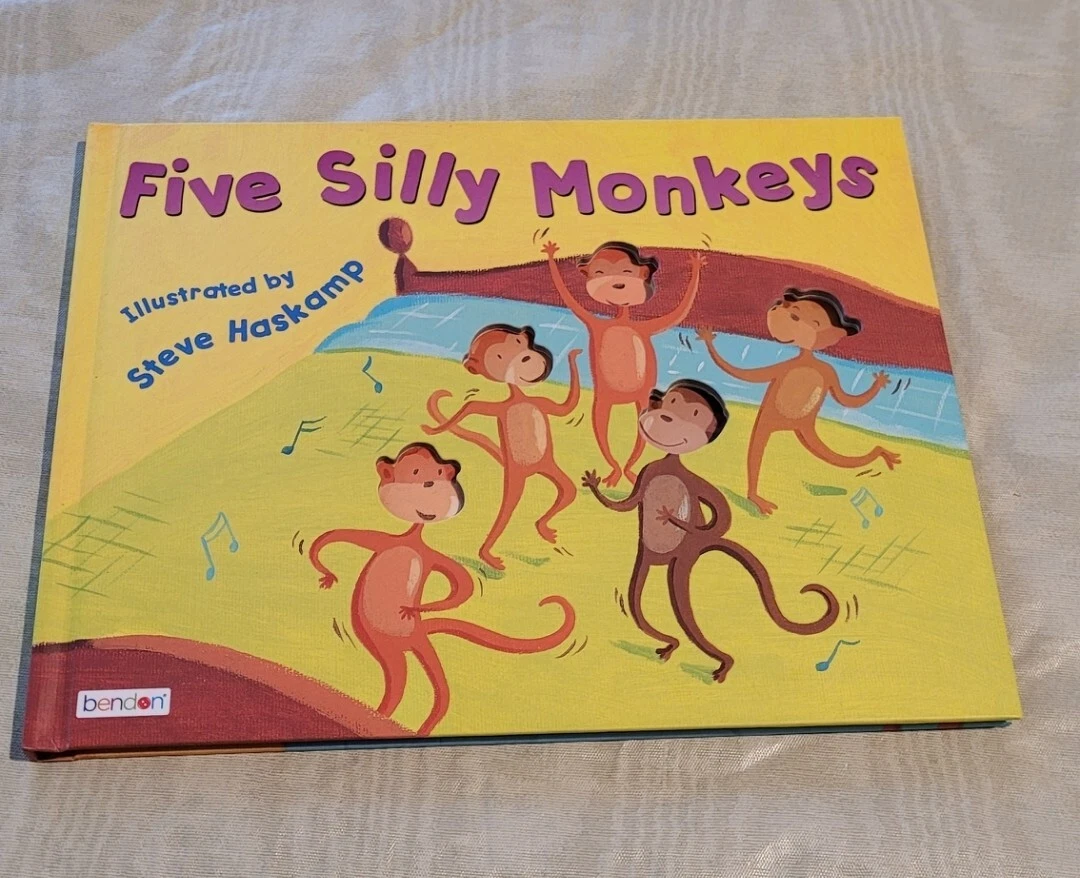 Piggy Toes Press Eight Silly Monkeys Counting Storybook, 52% OFF
