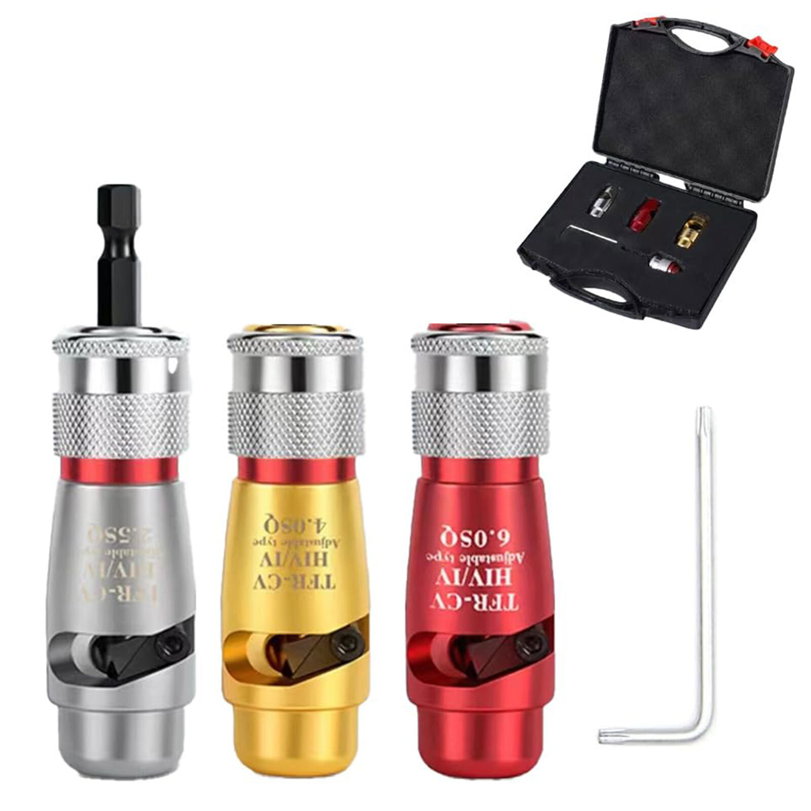 3P Electric Wire Stripper with 1/4in Shank Adapter+2pcs Wire Nut ...