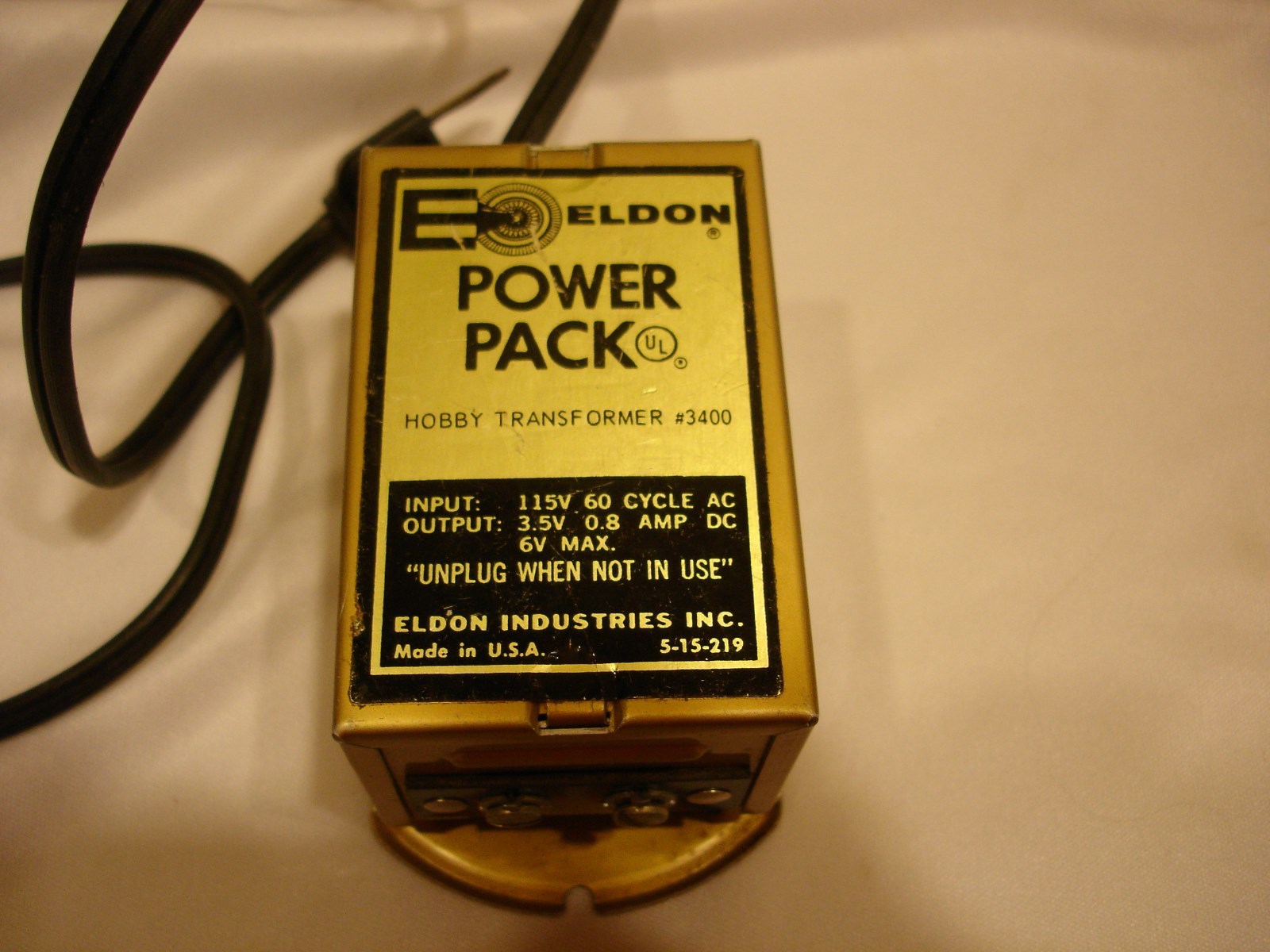 One (1) Eldon Power pack controller transformer #3400 working | eBay