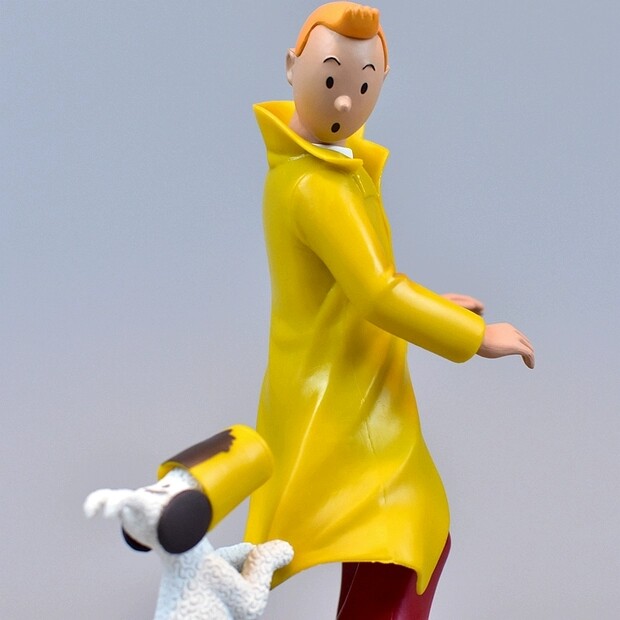 The Adventures of Tintin Tintin Figurine PVC Statue big Figure 14cm ...
