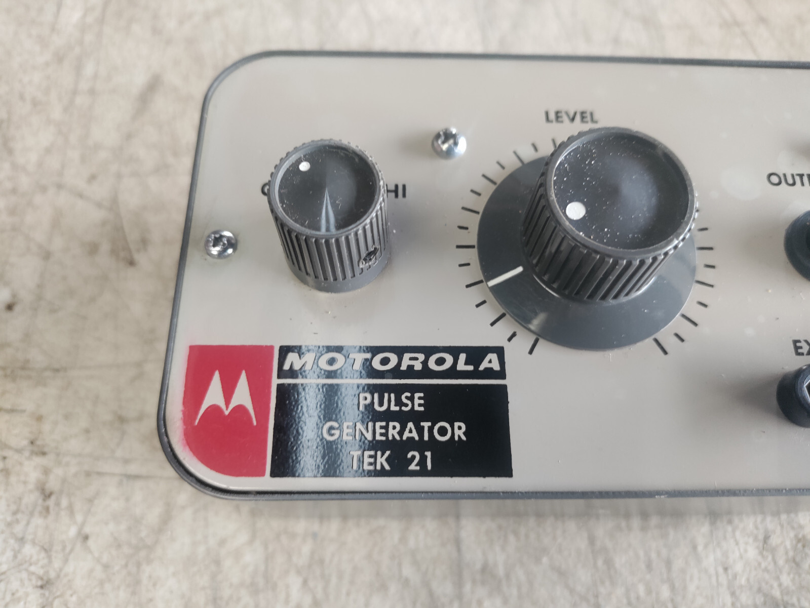 Vintage Excellent Motorola Pulse Generator TEK 21 | eBay