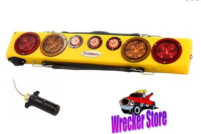 TowMate 36" WIRELESS WIDE LOAD LIGHT BAR, AMBER STROBES, STT WRECKER ...