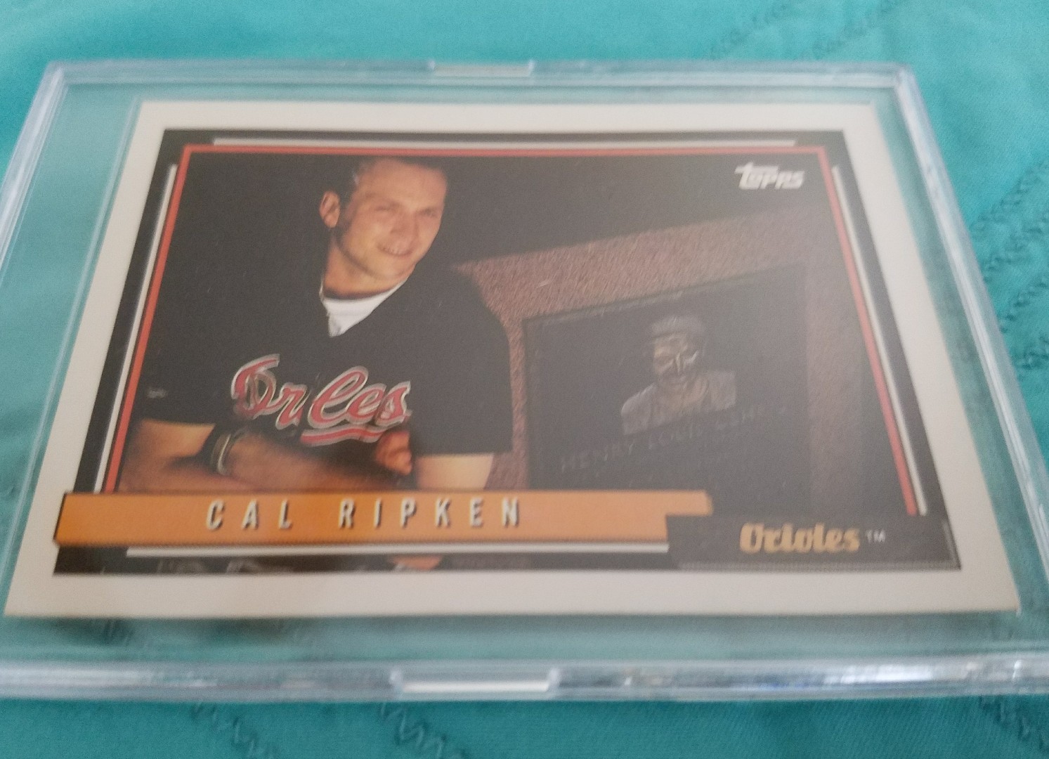 '92 Topps #40 Cal Ripken Jr HOF Balt Orioles & #4 Nolan Ryan, Rangers ...