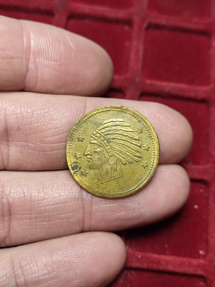 Rare Civil War Patriotic Token COPPER Token Indian Head | eBay