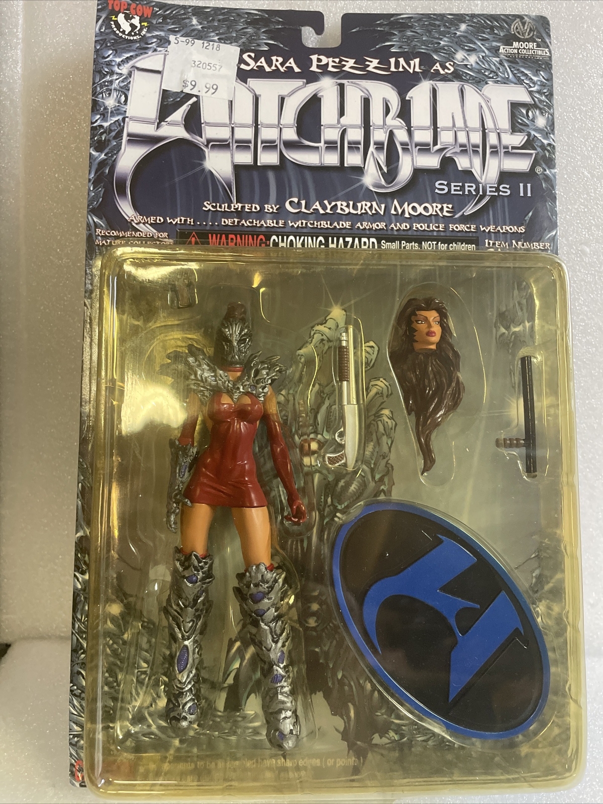 TOP COW ACTION FIGURE SARA PEZZINI AS WITCHBLADE SERIES 11 ACTION ...