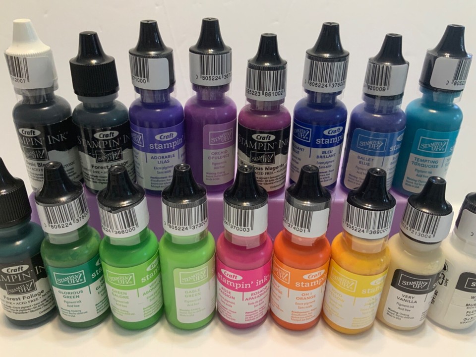 Stampin Up CRAFT PIGMENT Ink Refill REINKER Pick COLOR Refills Re-Inker ...