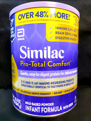 SIMILAC PRO-TOTAL COMFORT EASY TO DIGEST PROTEIN FORMULA 20.8oz/820g ...