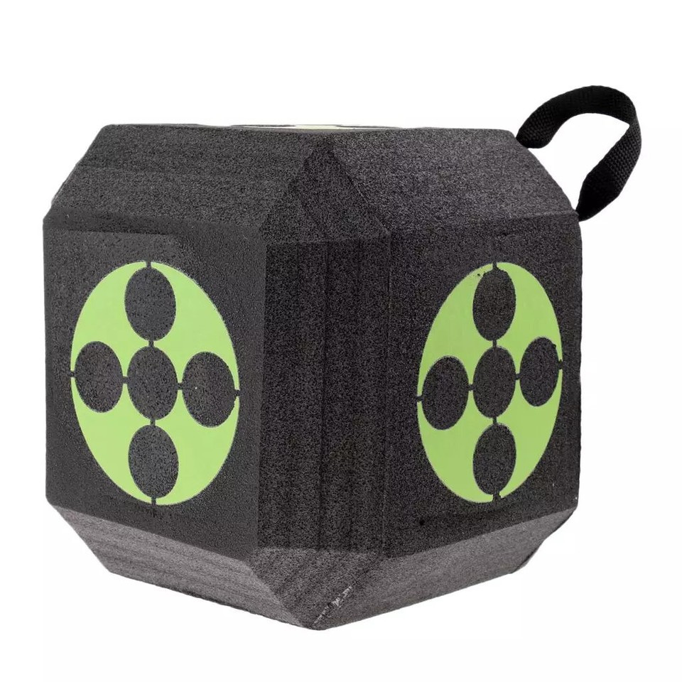 9‘’x9''x9'' Archery Polyhedral Target 3D High Density Foam Cube Target ...