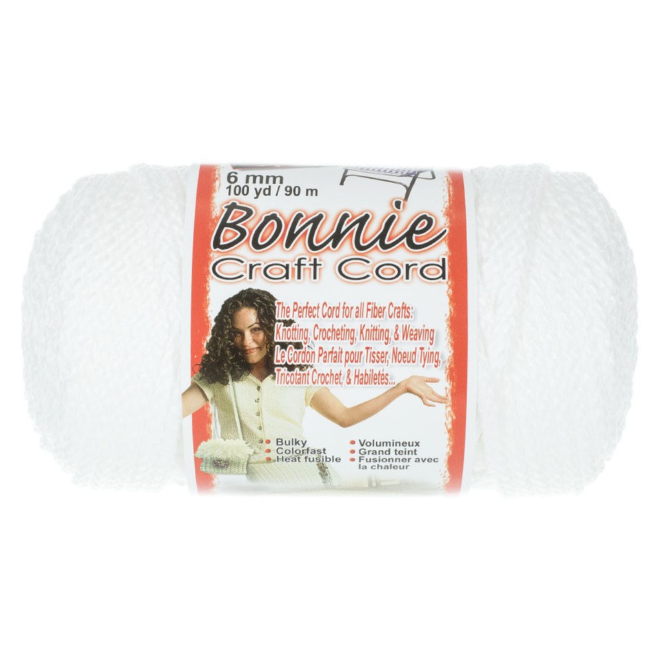 6MM Macrame Cord Bonnie Braid yarn rope 100yd rolls fusible colorfast ...