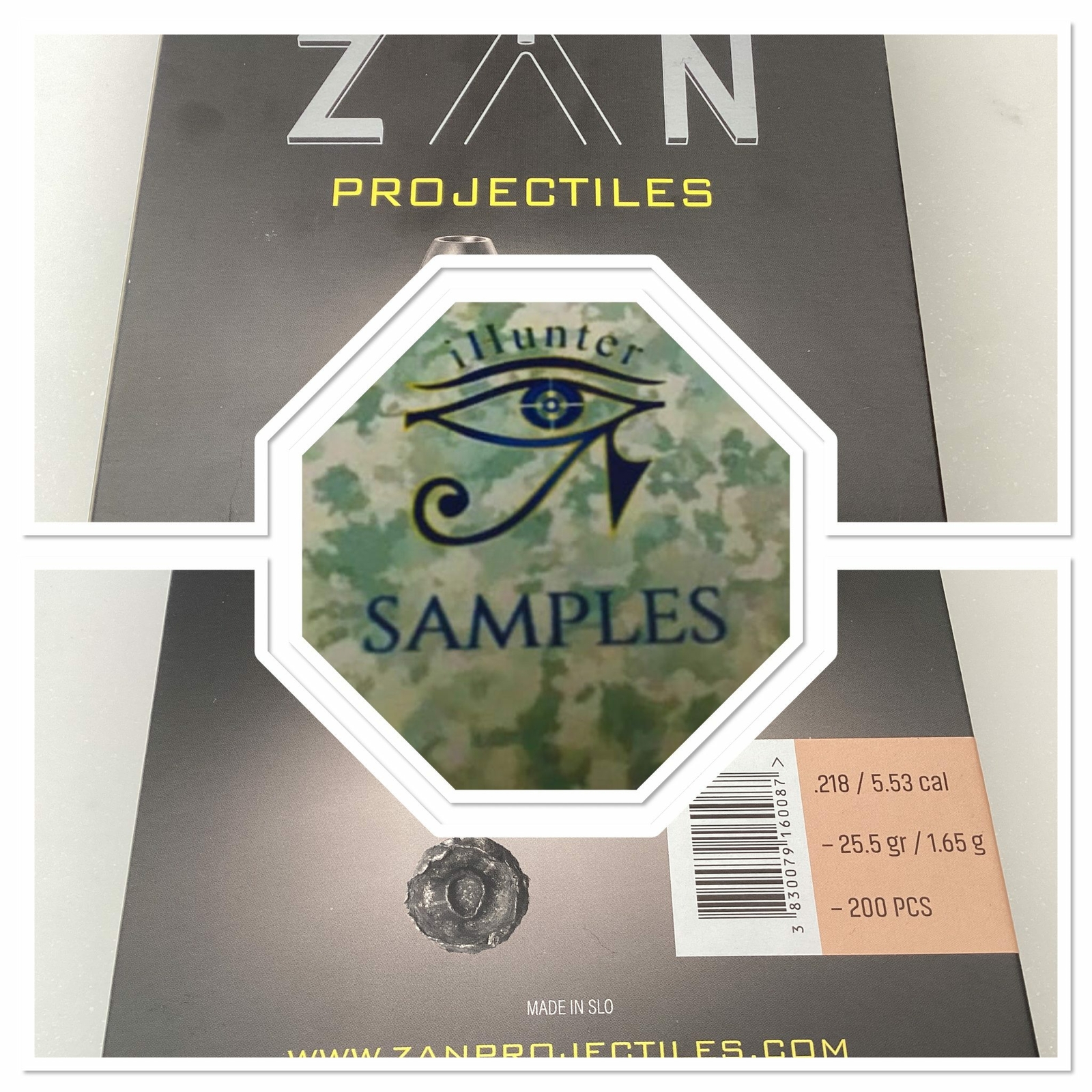 ZAN Projectiles – Sample – .22/5.53 High Quality Slugs 25.5gr PK50 Free ...