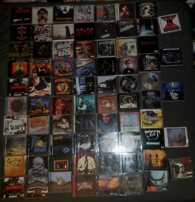 Lot Of 75 Heavy Metal Nu Rock Classic Rock CDS, CDs Are In Good To NM ...