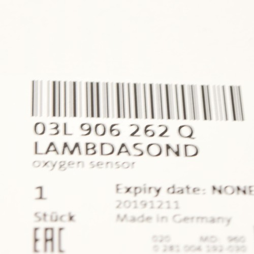NEW AUDI A3 8V LAMBDA OXYGEN SENSOR 03L906262Q 2.0TDI OEM 03L-906-262-Q ...