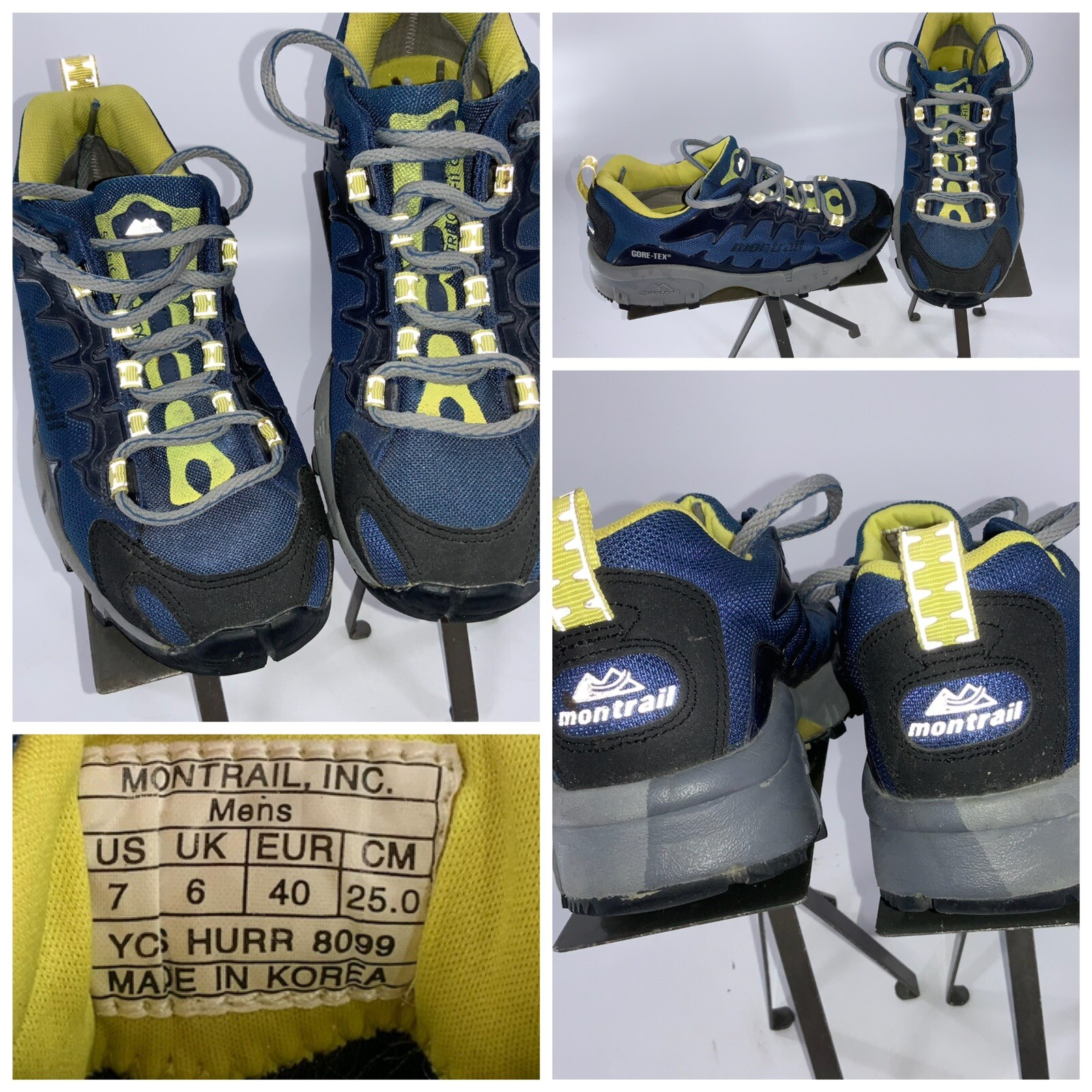 Montrail Stretch GTX Gore-Tex Hiking Shoes Sz 7 Men B… - Gem