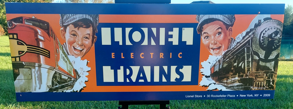 Lionel Trains Sign / Dealer Poster, Lionel Store, NYC (2009) New Old ...