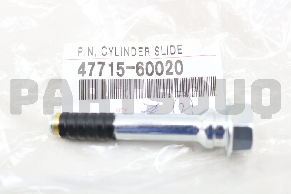 4771560020 Genuine Toyota PIN, CYLINDER SLIDE(FOR REAR DISC BRAKE ...