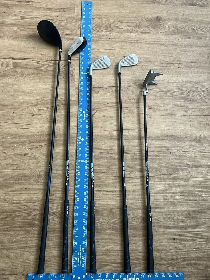 Top Flite Junior Flex Golf Club Set of 5 w/ Stand Bag Jr Youth Kids ...