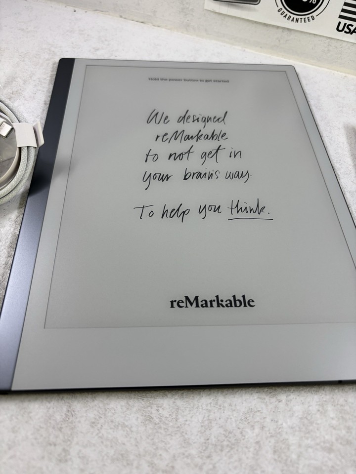 reMarkable 2 Paper Tablet Bundle w/ Generic Marker 10.3" RM113 - Gray ...