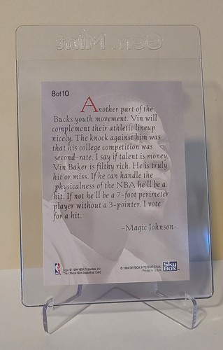 Vin Baker - 1993 Hoops Magic's All-Rookies - MINT | eBay
