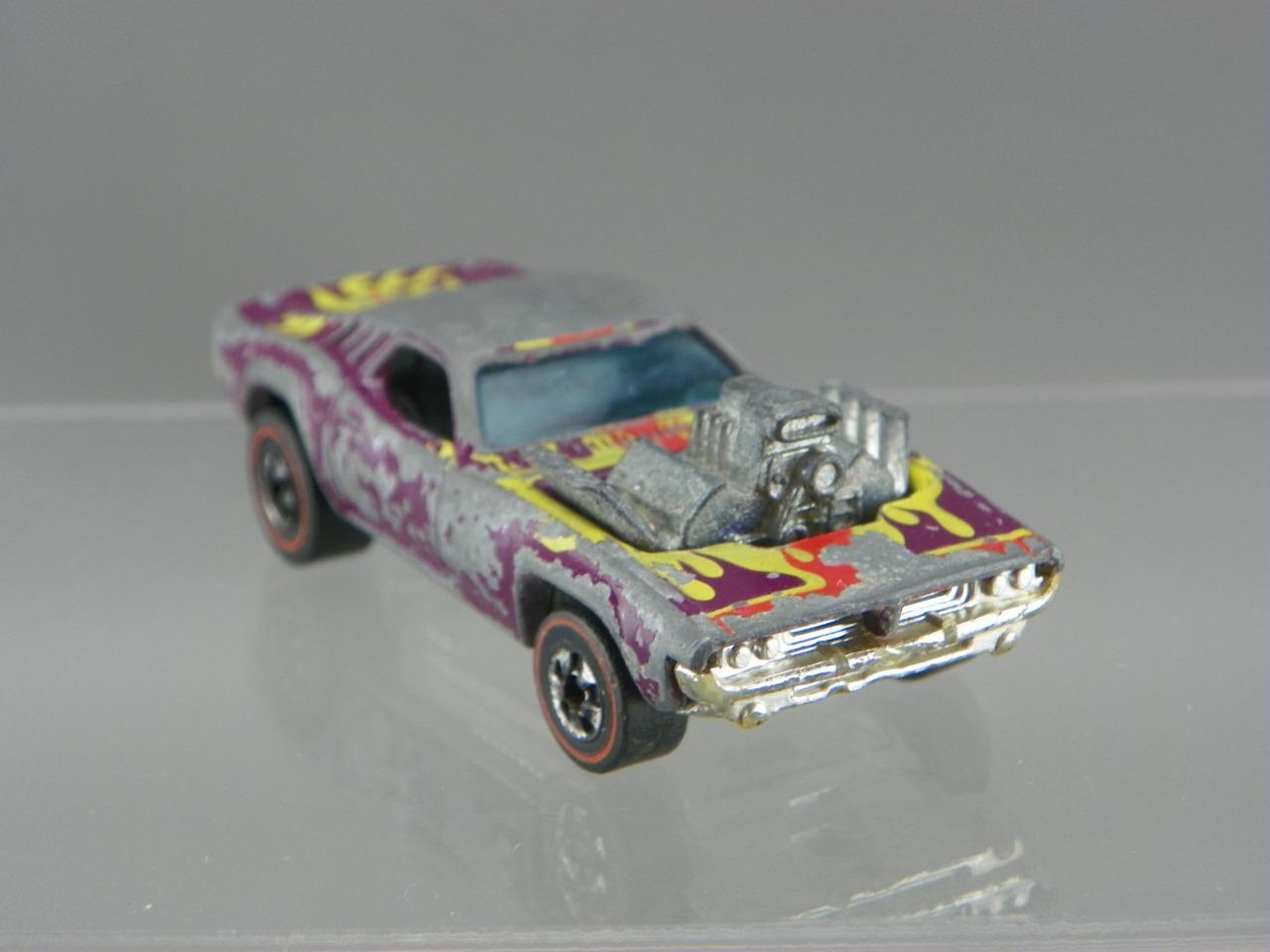 Vintage 1970 Hot Wheels Diecast 1/64 Scale Redline Plum Purple Rodger ...