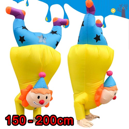 Handstand Clown Inflatable Costume Adult Funny Blowup Outfit Cosplay ...