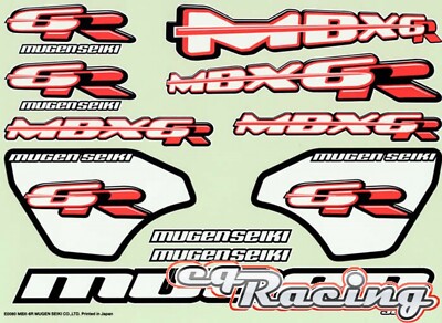 Mugen MBX6-TR Decal Sheets MT6 | eBay
