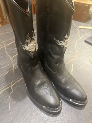 womens harley davidson boots size 9.5, Steel On Toes And Heal | eBay