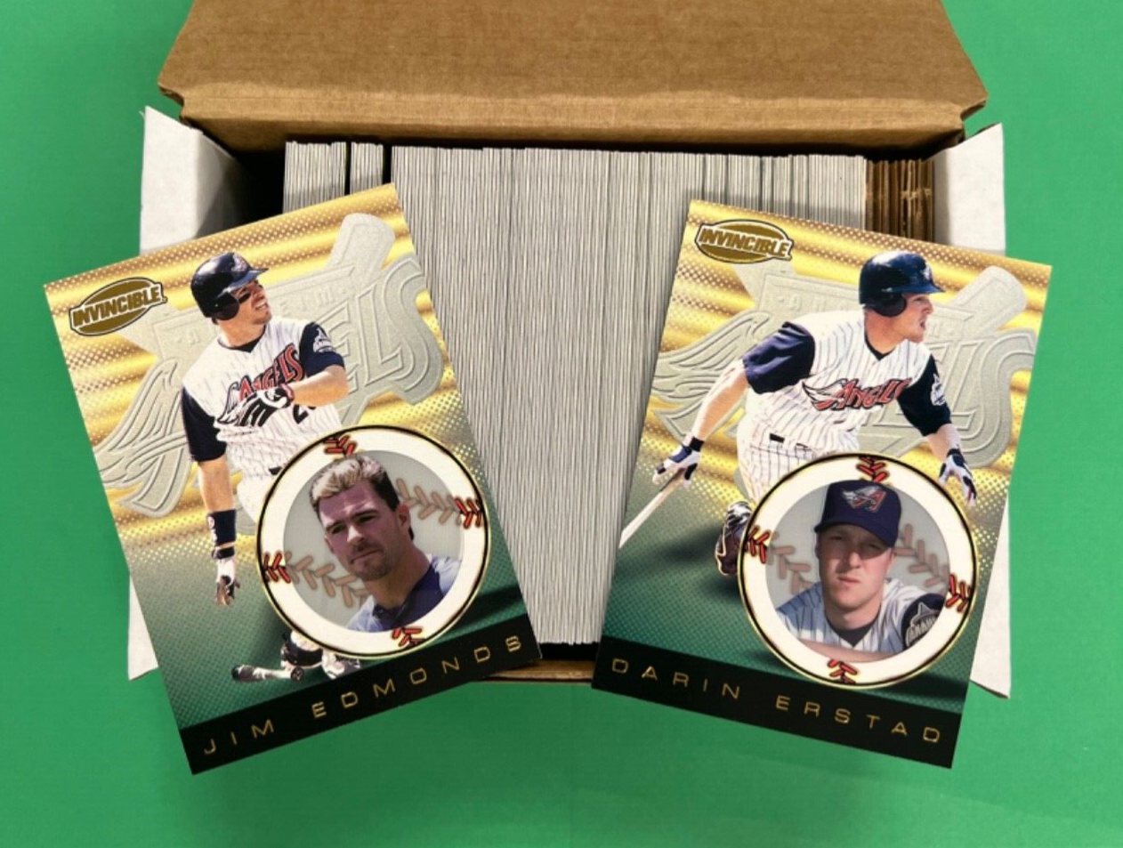 1999 PACIFIC INVINCIBLE BASEBALL COMPLETE SET 1-150 HALLADAY, JETER ...