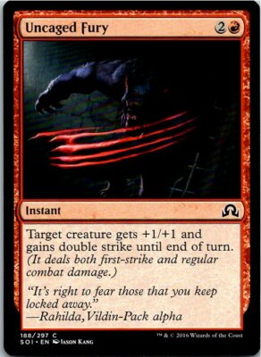 Uncaged Fury Magic The Gathering Shadows Over Innistrad Mint X1 | eBay