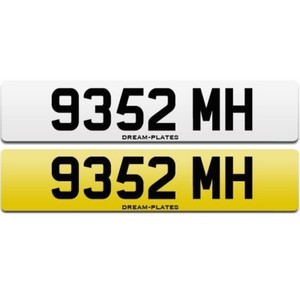 9352 MH dateless personal number plate MH | eBay