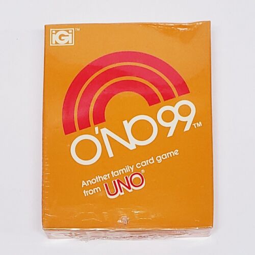 SEALED NEW OLD STOCK Vintage UNO O'NO 99 Card Game 1980 Deck Of Cards ...