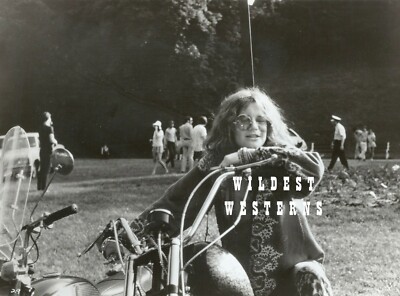 JANIS JOPLIN motorcycle RARE PHOTO | eBay