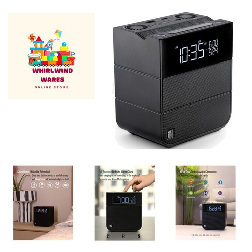 Sound Rise II, : Bedside Alarm Clock Radio & Bluetooth Speaker, with ...