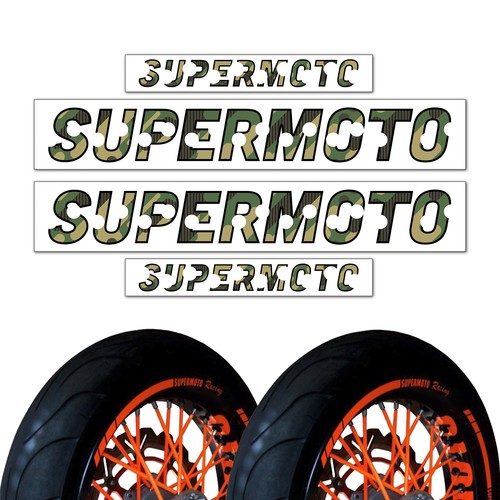 Supermoto 17" Inner Rim Decals Sticker F06 For Yamaha YZ 250F 450F YZF ...