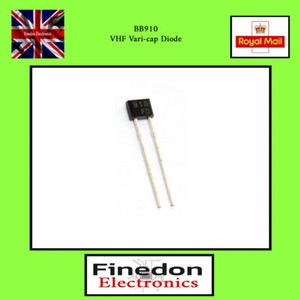 2 Qty BB910 2.3 - 38pF VHF UHF varicap varactor diode UK Seller | eBay