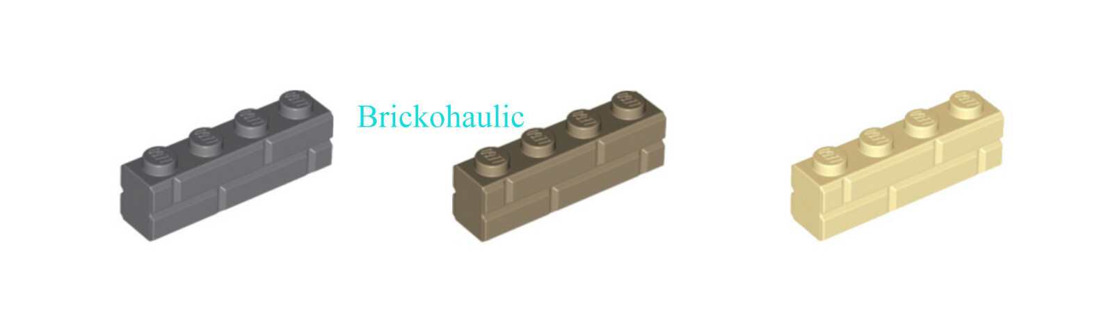 Lego Brick Modified 1 x 4 with Masonry Profile Parts Pieces Lot ALL ...