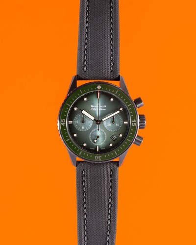 Blancpain Bathyscaphe Ceramic 43.6mm 52000153B52A Flyback Chrono Green ...