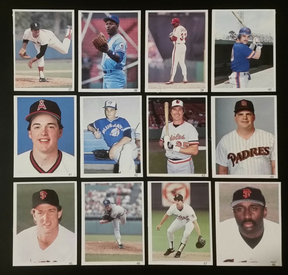 1988 Red Foley's Baseball Book Stickers & Cover Cards *You Pick* 10 ...