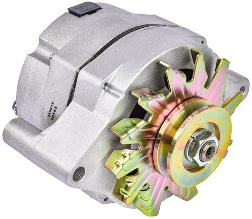 JEGS 10165 Ford 1-Wire Alternator 100 amp V-Belt Pulley [Natural Finish ...