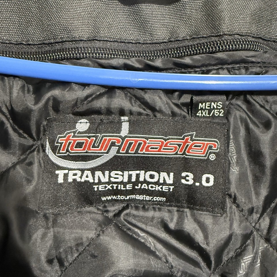 Tourmaster Transition 3.0 Men’s Size 4XL Textile Motorcycle Jacket Gray ...