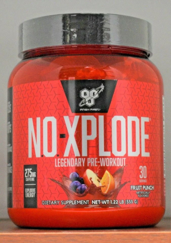 BSN N.O.XPLODE Pre-Workout NO Xplode 1.22lb 30 Servings (Choose Flavor ...