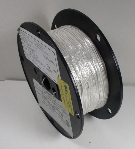 Allied Wire 61-22-7T-9 UL 1061 22AWG 7ST White, 300V, .010 Wall, 80C ...