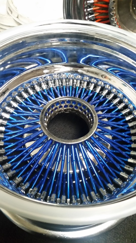 4-Wire Wheels 13x7 Zenith Style Rev 72 Spokes Straight Center Gold ...