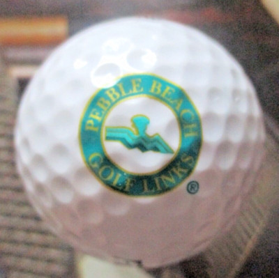 vtg - PEBBLE BEACH GOLF LINKS - Logo Golf Ball - Pinnacle - #1 | eBay